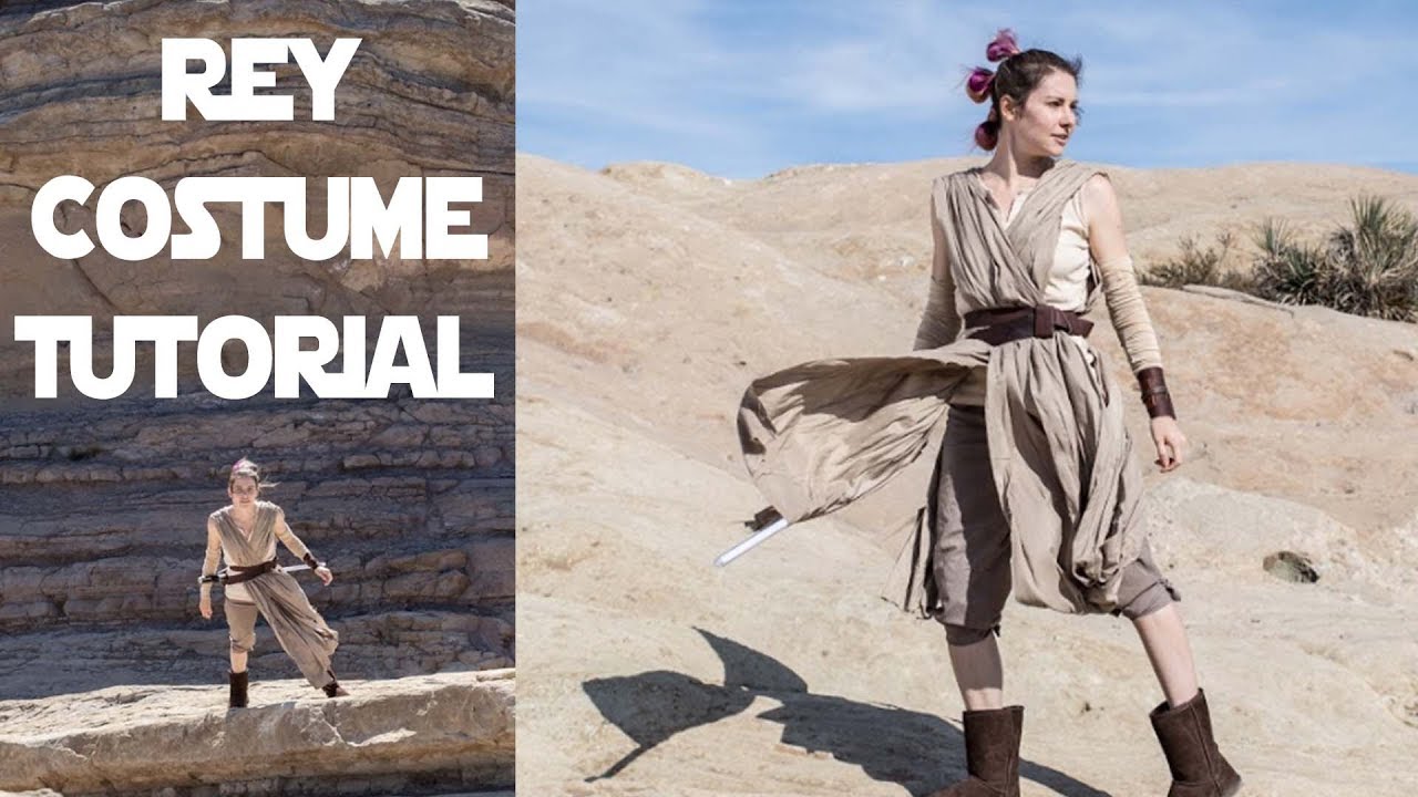 Rey Costume Tutorial - 1 Day Build (Using Mainly Thrifted Items)