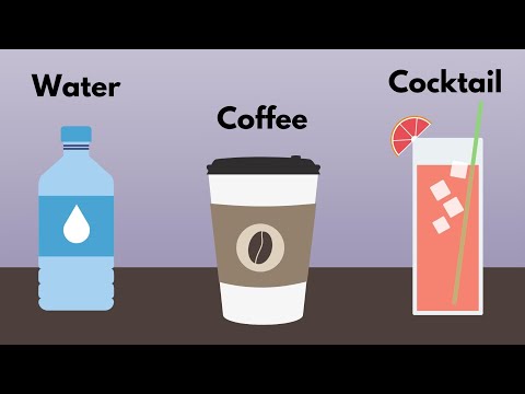 Learn 20 different drinks in French (English to French)