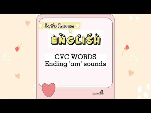 English CVC Words (ending -am sounds)