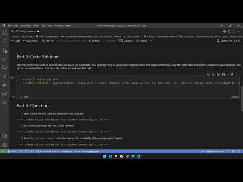 Github Copilot Automatically writes a function to get the sentiment of text.