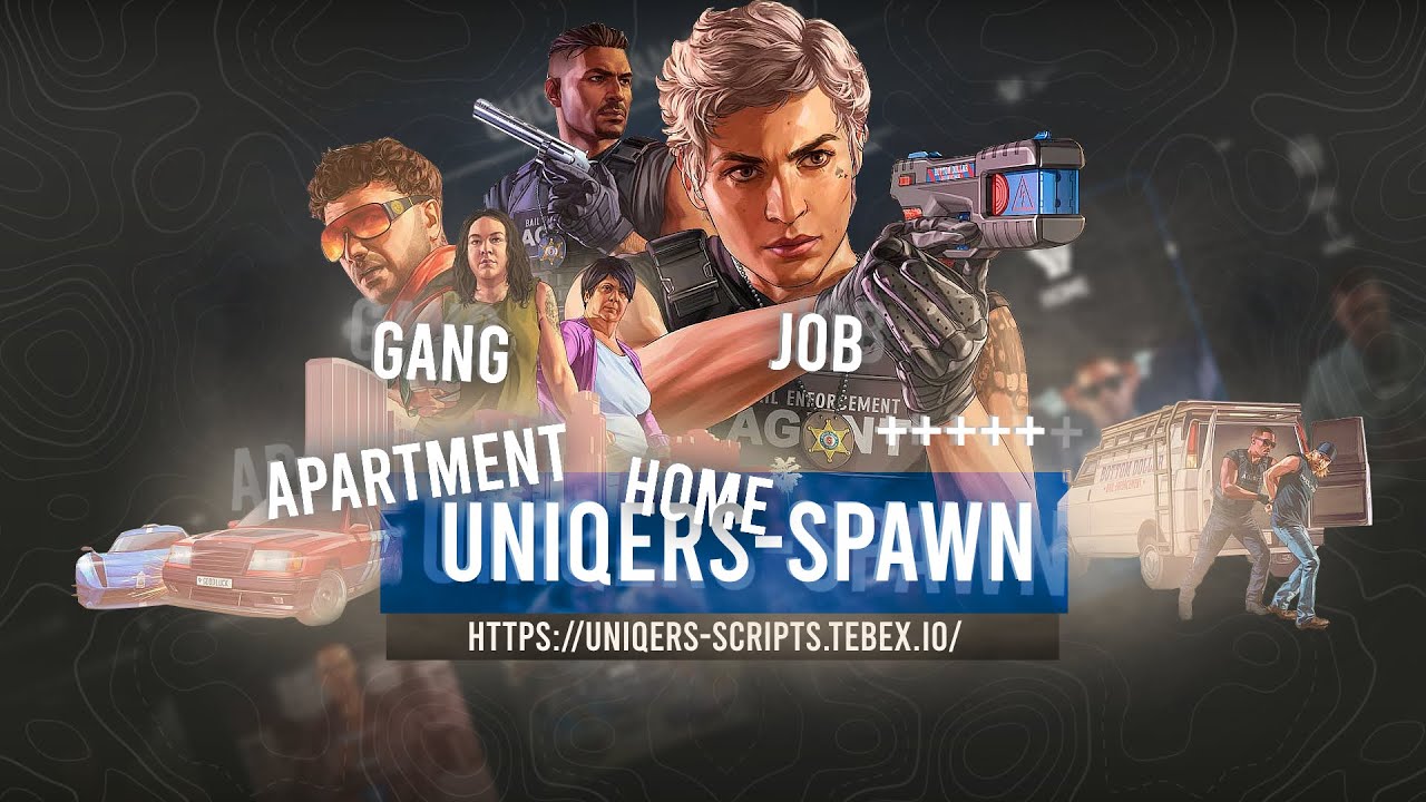 Advanced Spawn Script - uniqers-spawn #esx #qbcore #custom #qbox ...