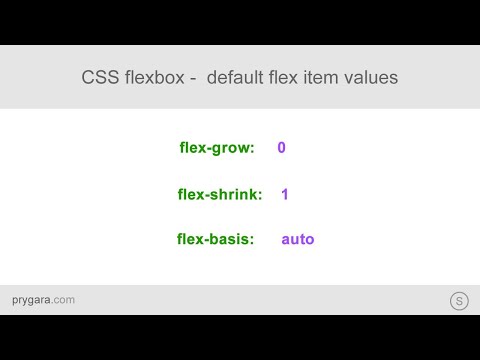 CSS flexbox - flex grow, flex shrink and flex basis default values