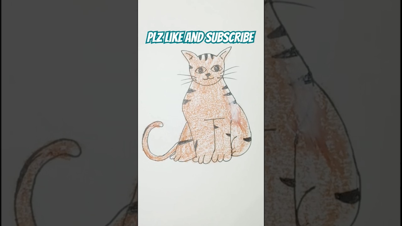 #Cute Cat drawing 😺