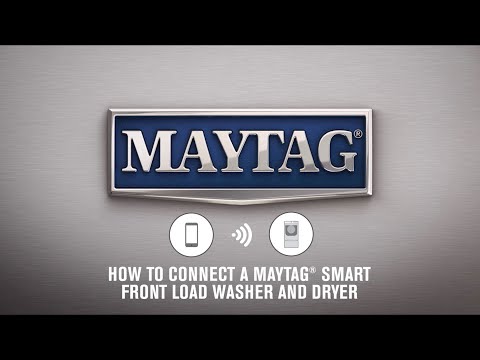 How To Connect a Maytag® Smart Front Load Washer and Dryer
