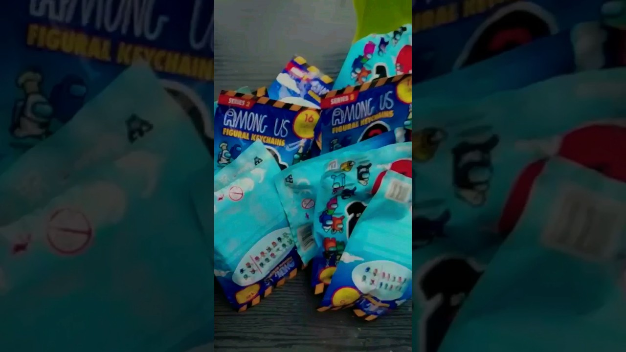 Opening sachets Among us figural keychains series 2 part2