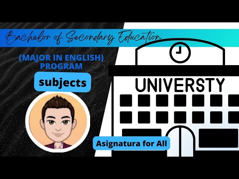 BSED-English Subjects ||Asignatura for All