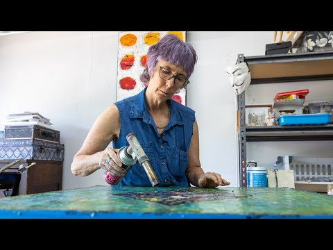 This is My Thing - Encaustic Painting