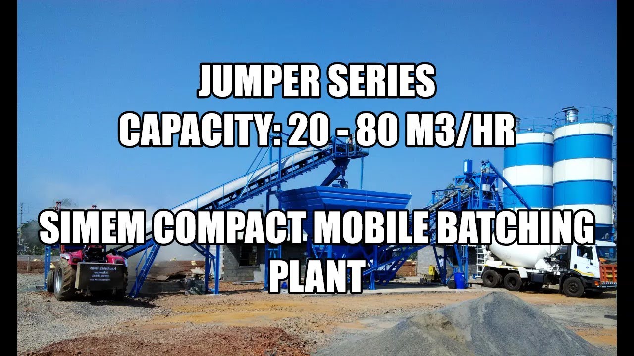 SIMEM | JUMPER | COMPACT MOBILE BATCHING PLANT