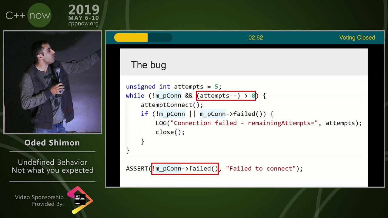C++Now 2019: Oded Shimon “Undefined Behavior - Not what you expected”
