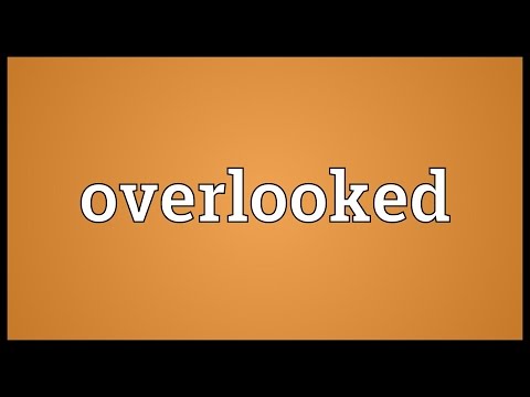 Overlooked Meaning