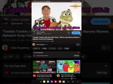 twinkle twinkle little star abc song reversed
