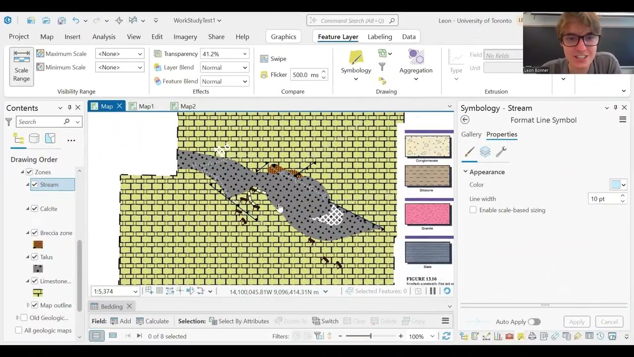 Digitizing geological maps tutorial 2