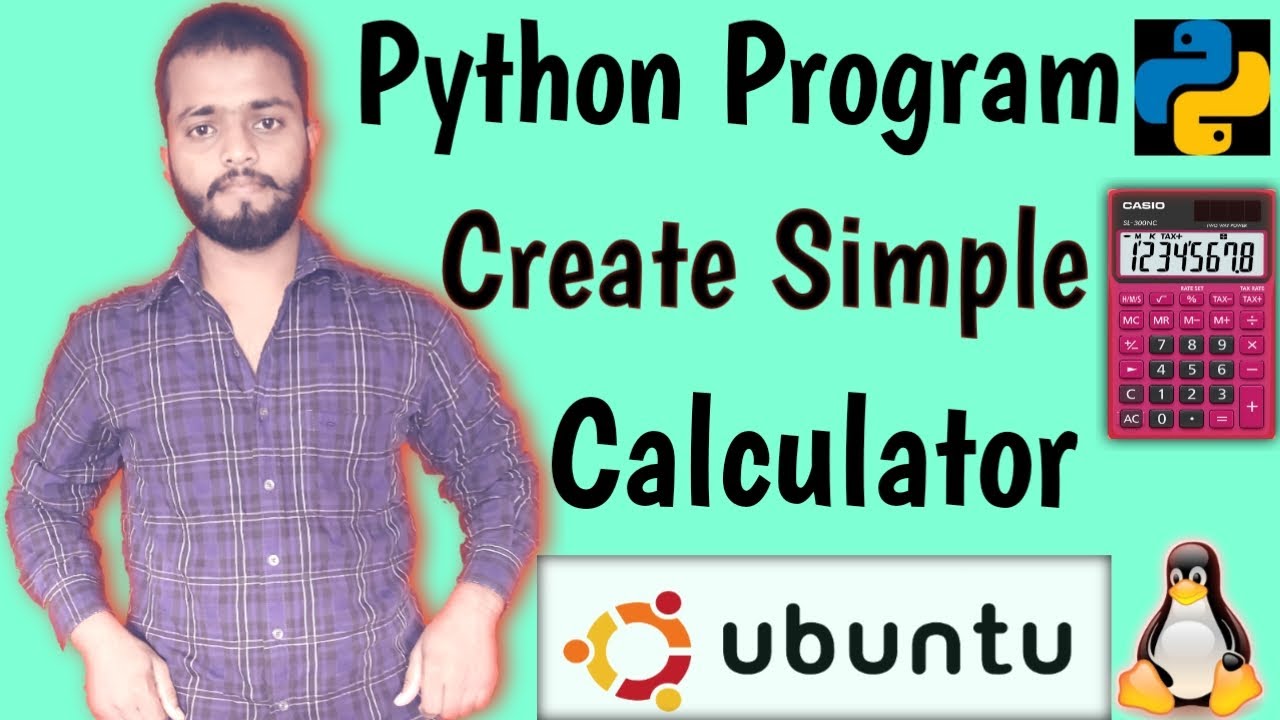 How To Create Simple Calculator Using Python Program | Ubuntu Linux