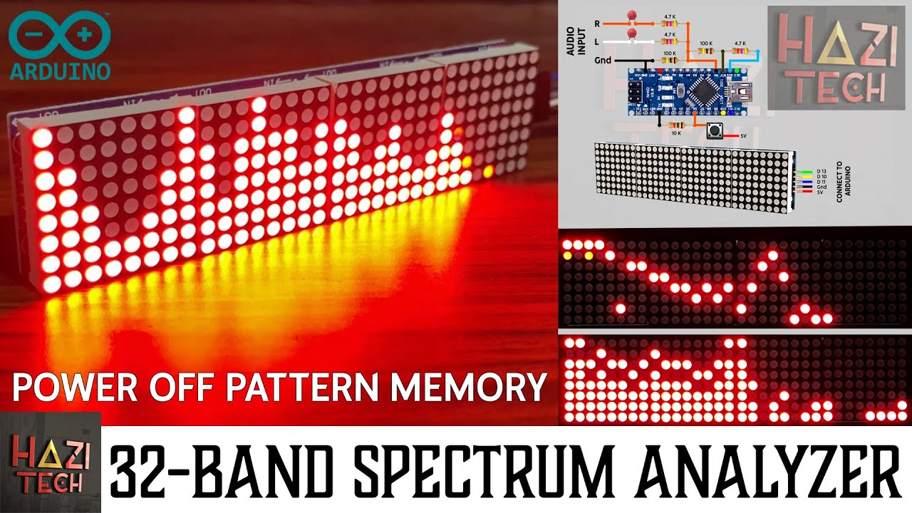 Github Hazi Tech 32 Band Led Audio Spectrum Analyzer 32 Band Led