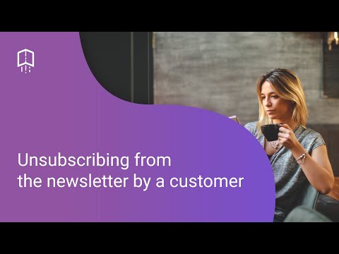 Unsubscribing from the newsletter by a customer I UpMenu Help Center