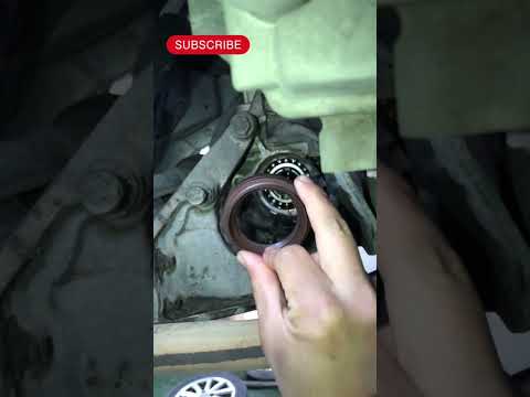 Drive Shaft Oil Seal Replacement #shorts #mechanic #tricks