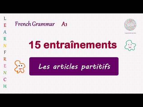 15 questions des articles partitifs - A1 - French grammar