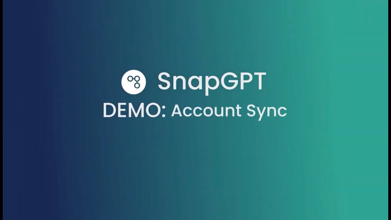 Account sync between CRM and ERP with SnapGPT