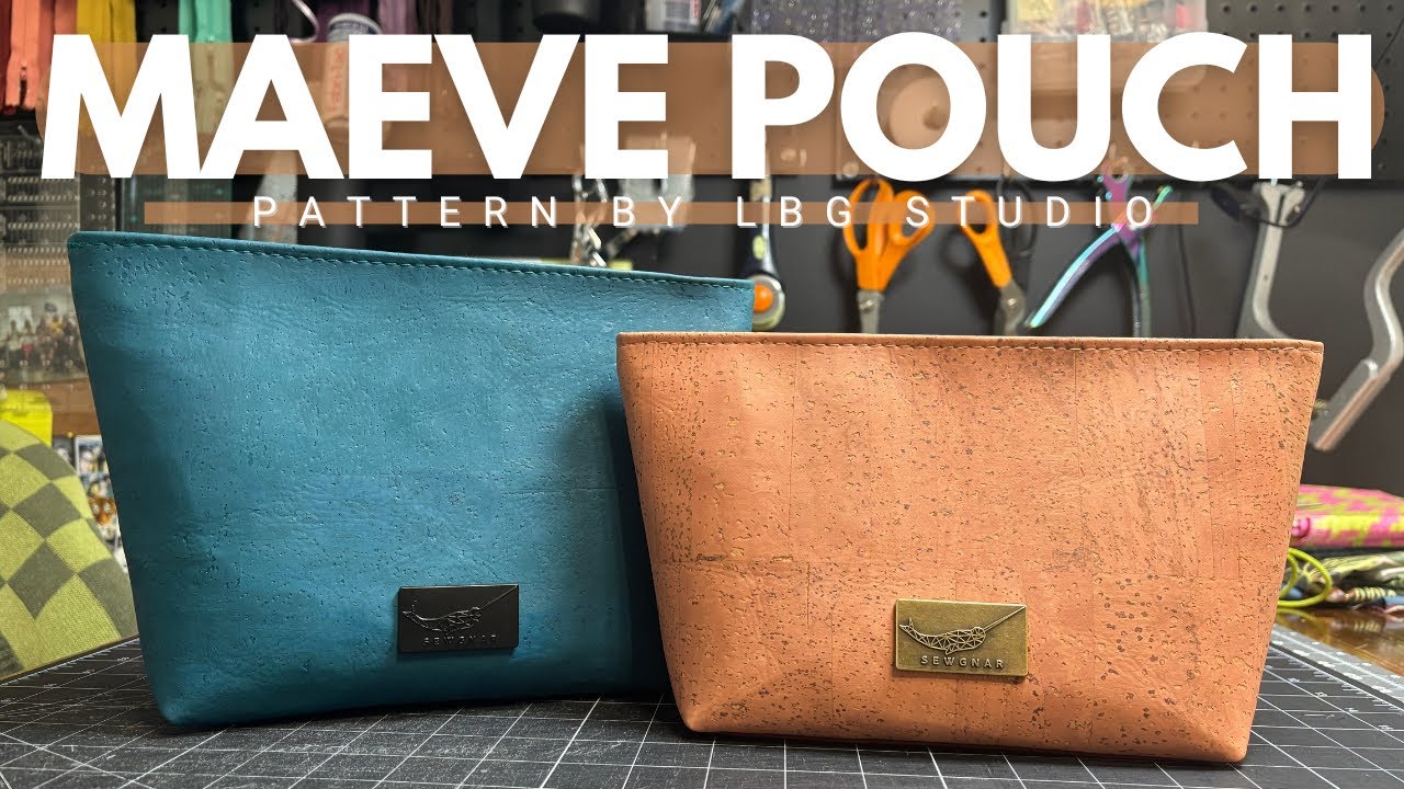 A new take on a recessed zipper - the Maeve Pouch by LBG Studio