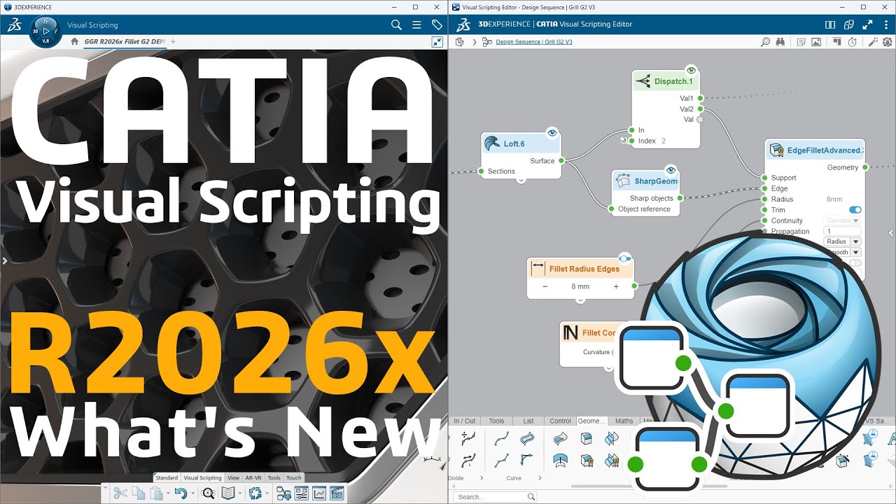 CATIA Visual Scripting | R2026x What's New ?
