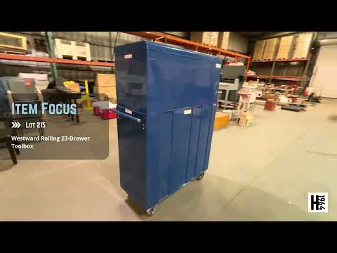 Consignment Sale Auction! Lot 215: Westward Rolling 23 Drawer Toolbox