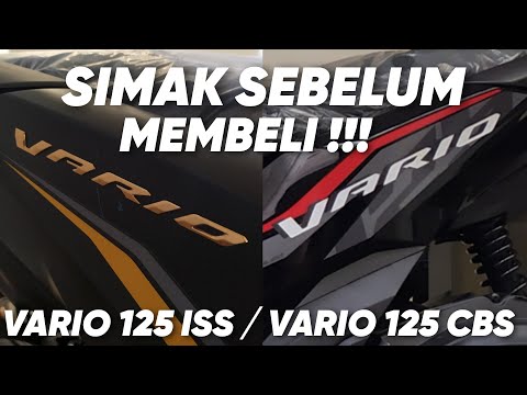BINGGUNG PILIH VARIO 125 CBS ATAU ISS ?? SIMAK SEBELUM MEMBELI