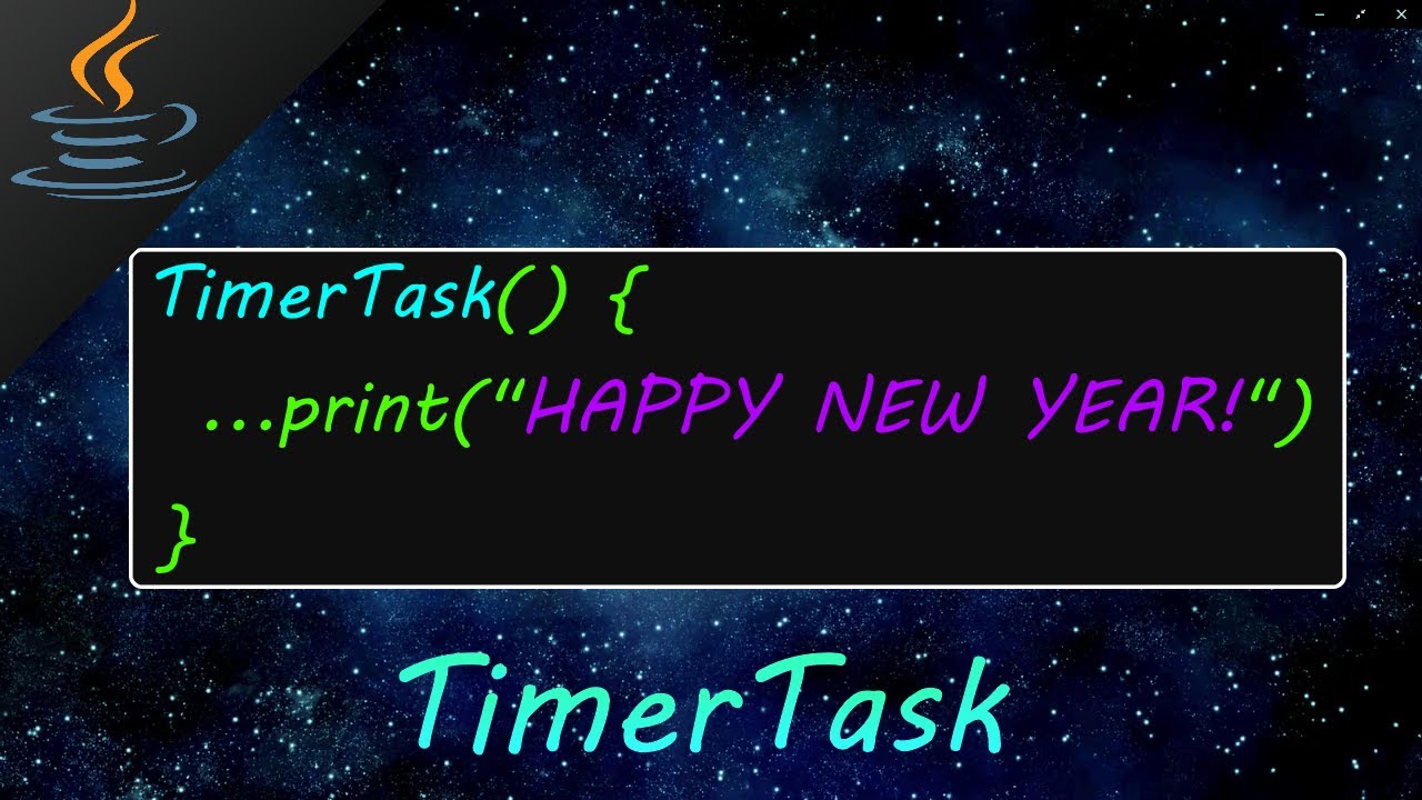 Java TimerTask ⌚