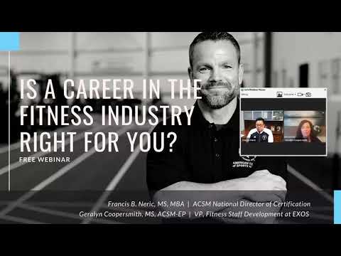 Is a career in the fitness industry right for you? ACSM + EXOS