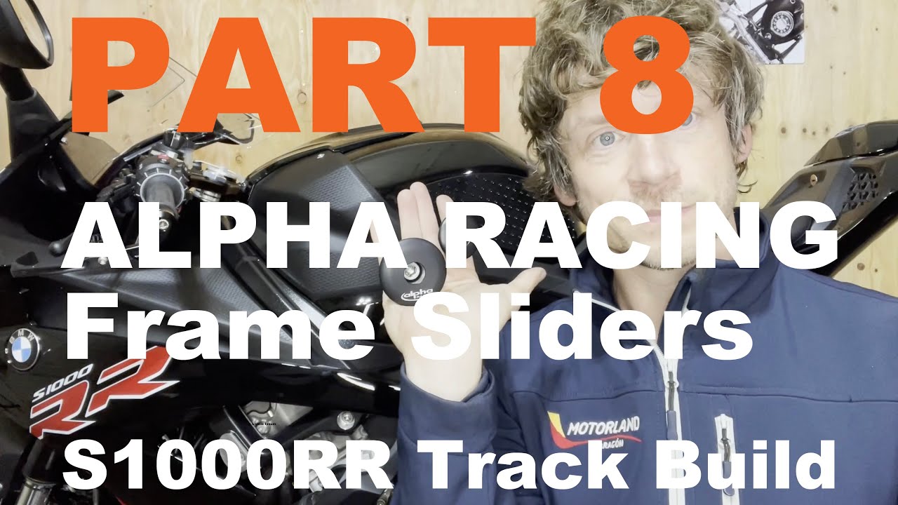 Alpha Racing Frame Sliders - 2022 S1000 RR Track Build