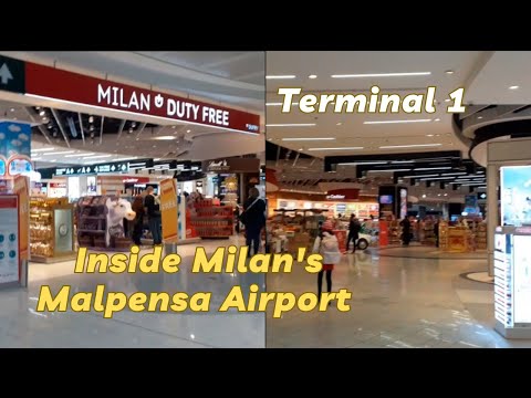 WHAT'S INSIDE MILAN MALPENSA INTERNATIONAL AIRPORT | ITALY 2023 #airport