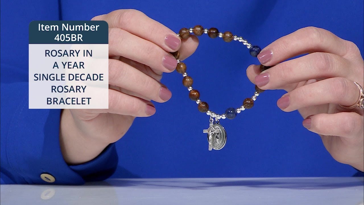 405BR_ROSARY IN A YEAR SINGLE DECADE ROSARY BRACELET