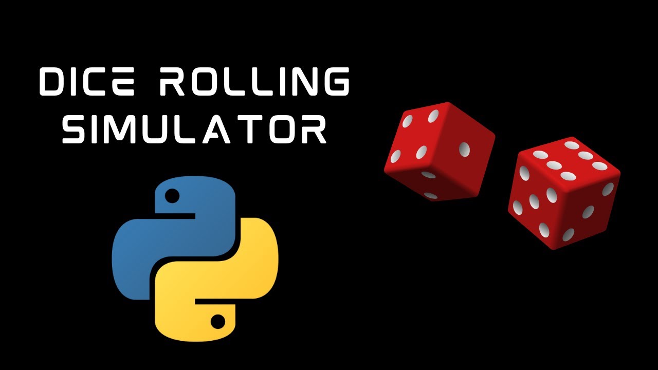 Dice rolling simulator using python GUI.