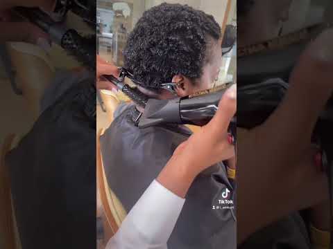 Part 1: Mycro keratin treatment on 4c hair