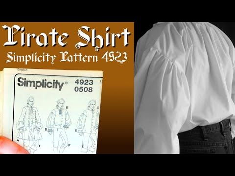 Pirate Shirt | Simplicity Pattern 4923 | Barrows & Wights