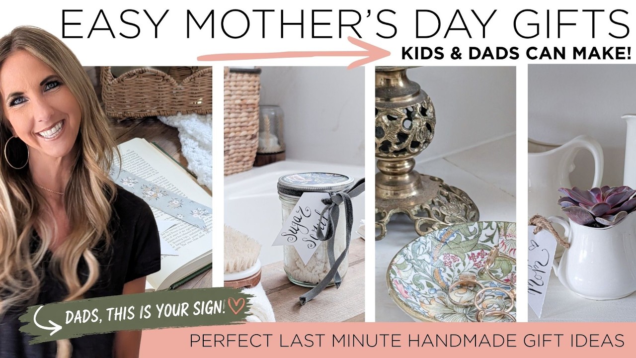Easy DIY Mother’s Day Gifts Kids Can Make (That Mom's Will Actually Want)