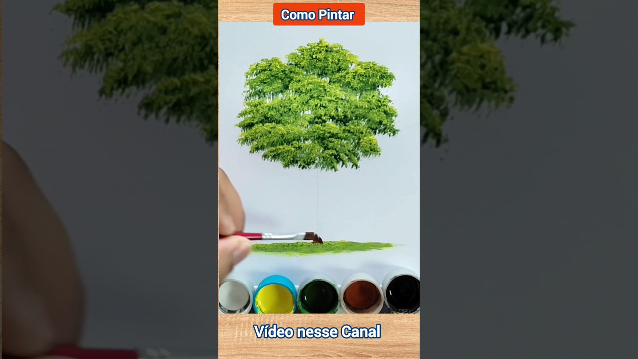 Green Tree Canvas Painting