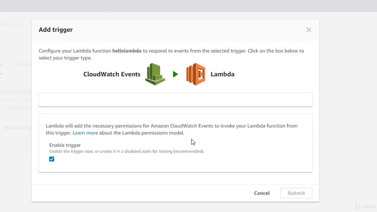010 Calling an AWS Lambda function from other AWS Services