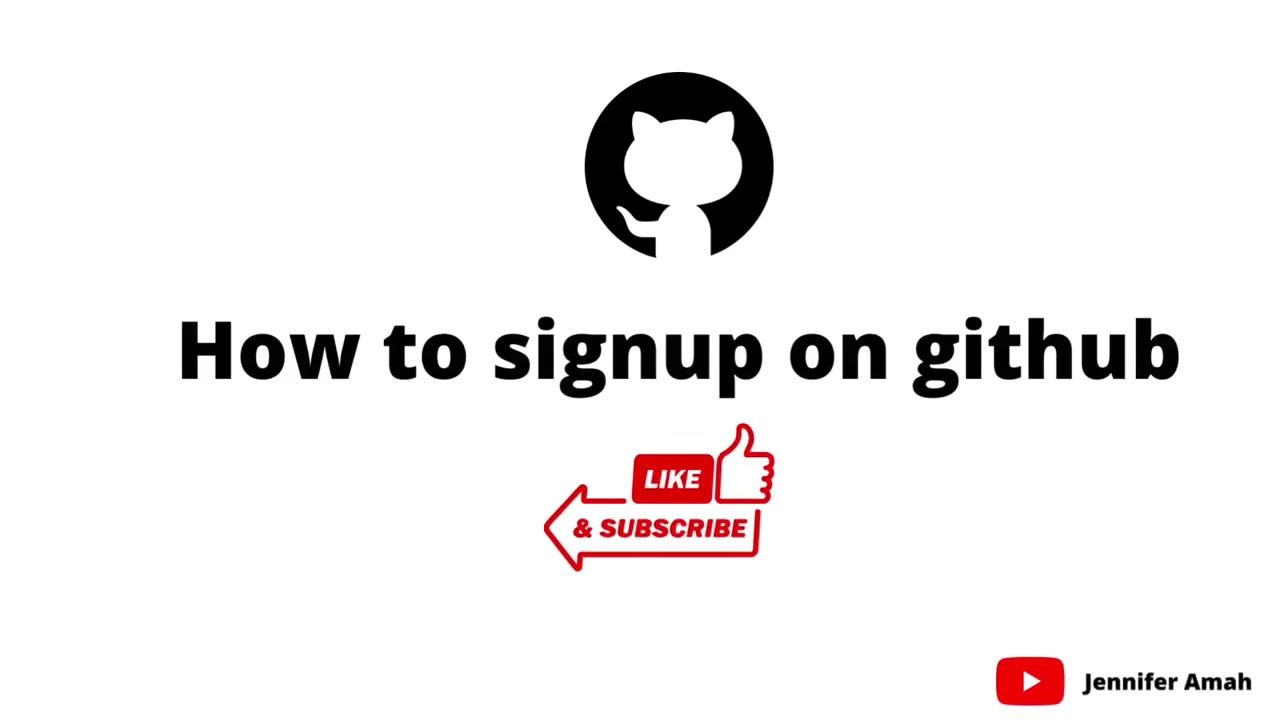 How to signup on GitHub