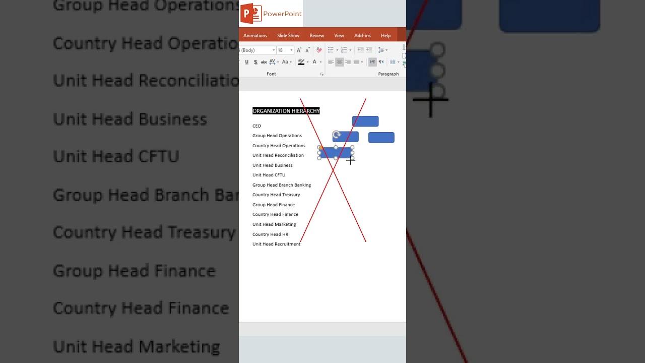 Organization Chart PPT #learning #computer #computerknowledge #computercourse #msoffice #powerpoint