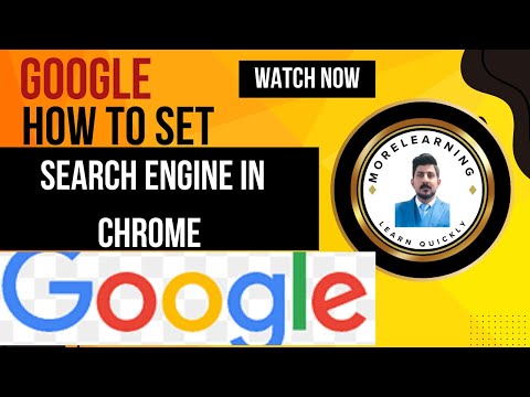how to set google search engine by default in chrome search bar