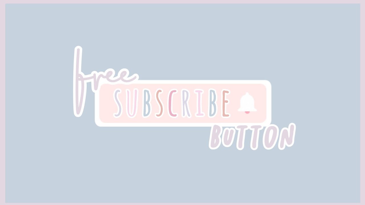 15 aesthetic subscribe button (GREEN SCREEN)