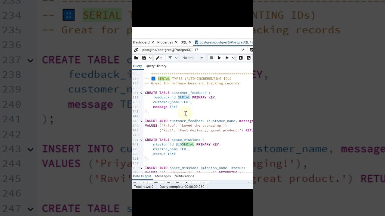PostgreSQL SERIAL Explained – Auto Increment Made Simple