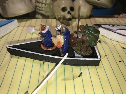 How to craft row boats for Dungeons and Dragons Battle maps | CraftDD