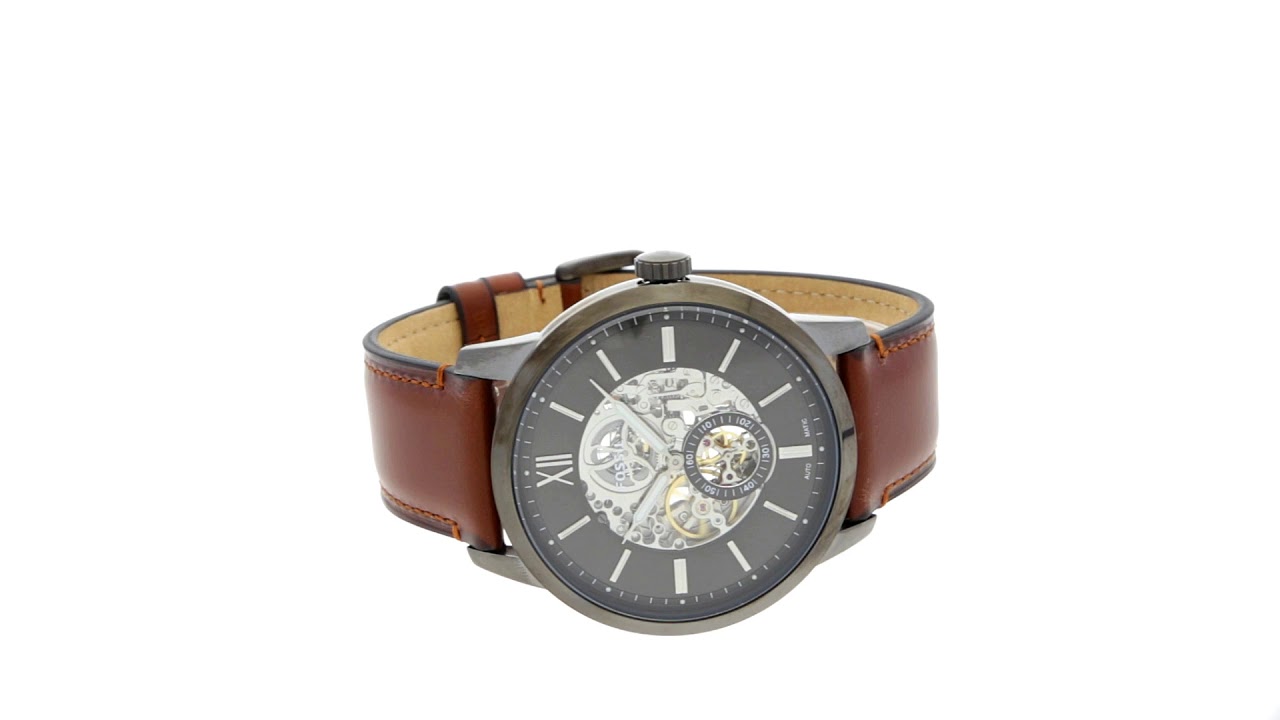 Fossil ME3181 ⌚ Townsman Automatic Skeleton Zegarek Męski