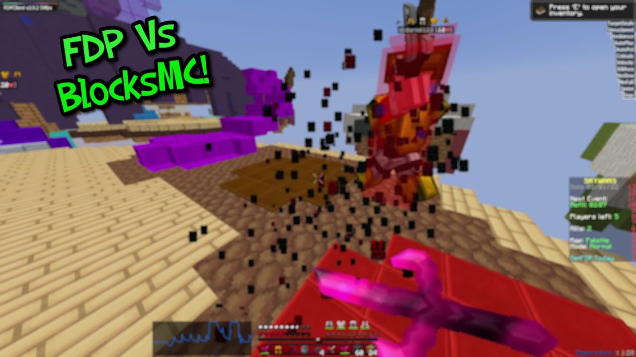 FDP Client Vs BlocksMC 