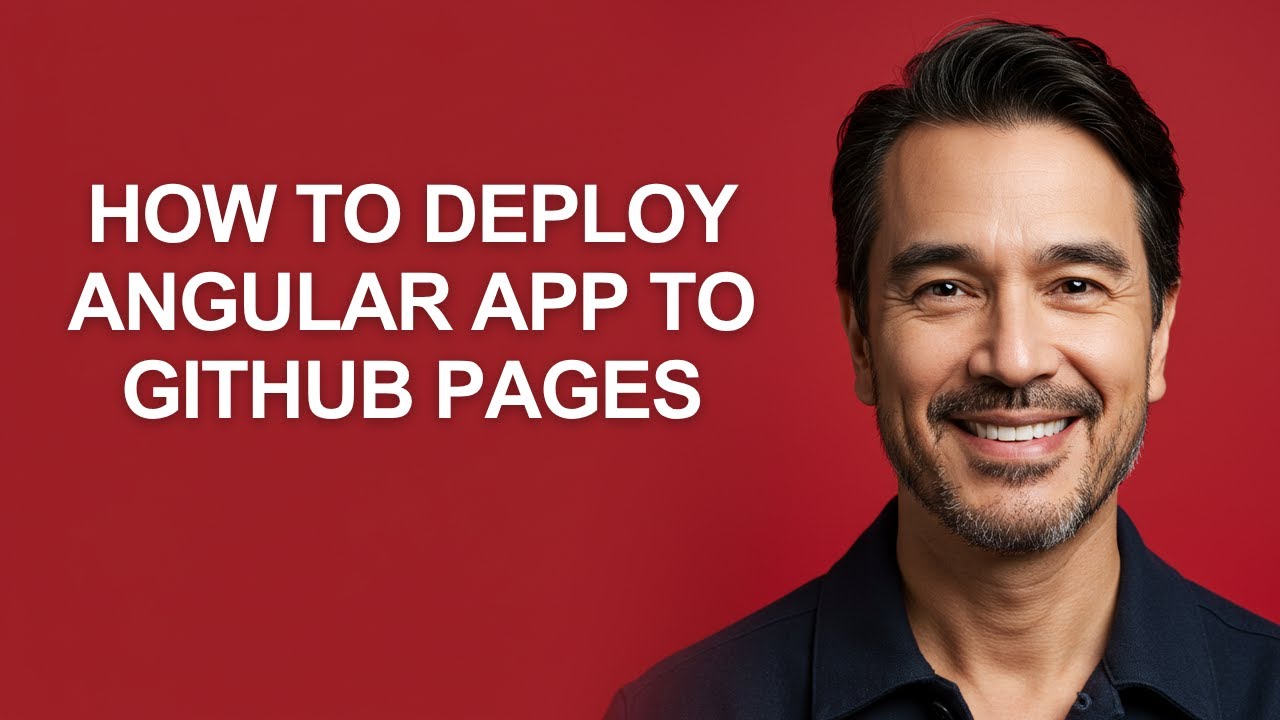 How to Deploy Angular App to Github Pages - KevinHowTo