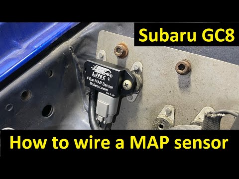 Wiring a MAP sensor in a Subaru Impreza GC8