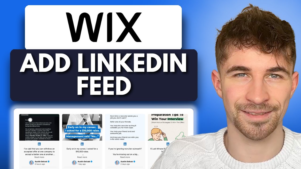 How to Add a LinkedIn Feed to Wix (2025)