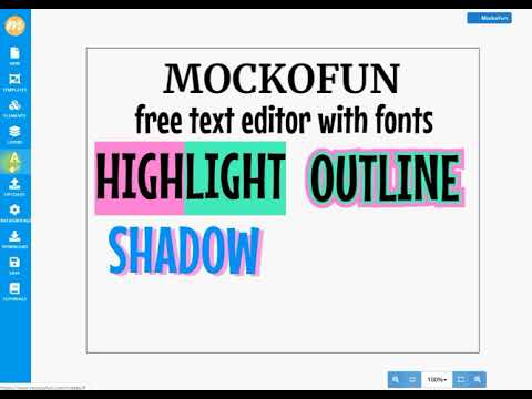 MockoFun Online Text Editor