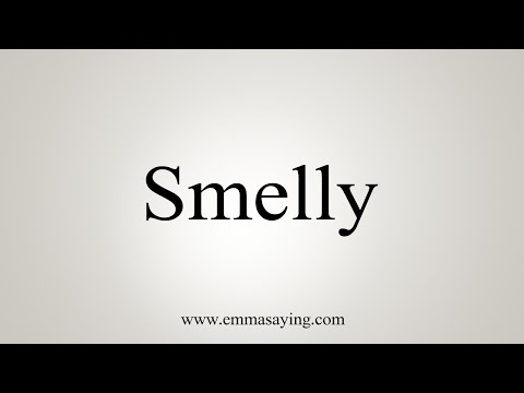 How To Say Smelly